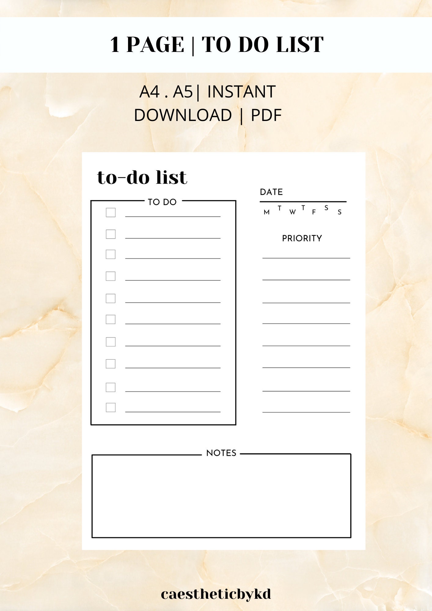 To Do Lists Template to Do Lists Page Printable - Etsy