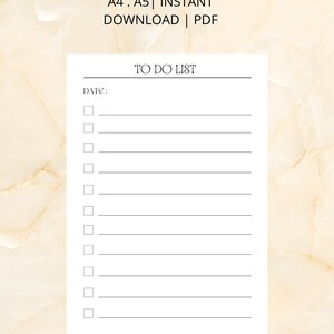 To Do Lists Template to Do Lists Page Printable - Etsy