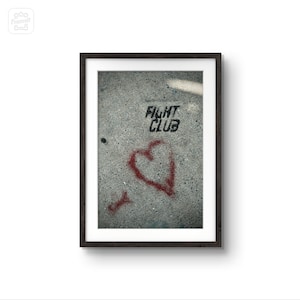 Fight Club NYC Street Art Photography Print Urban Wall Art Graffiti ...