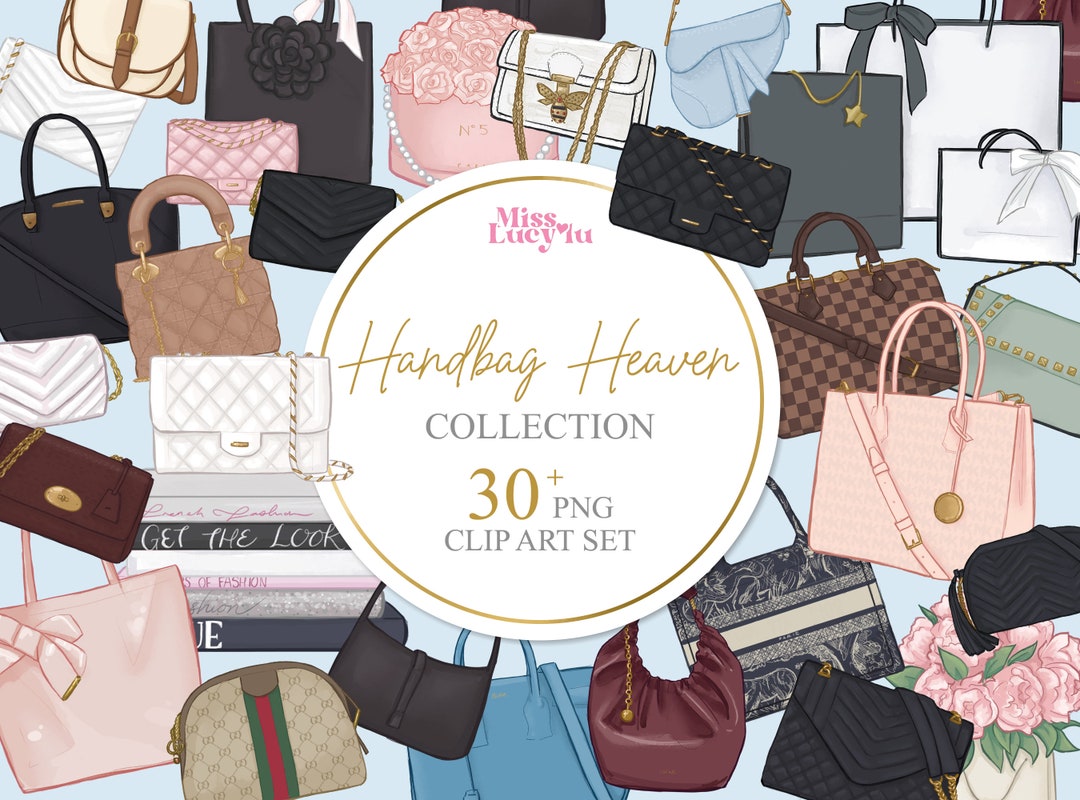 Handbag Heaven Collection! Handbags, Girl Fashion Illustration Clip Art ...