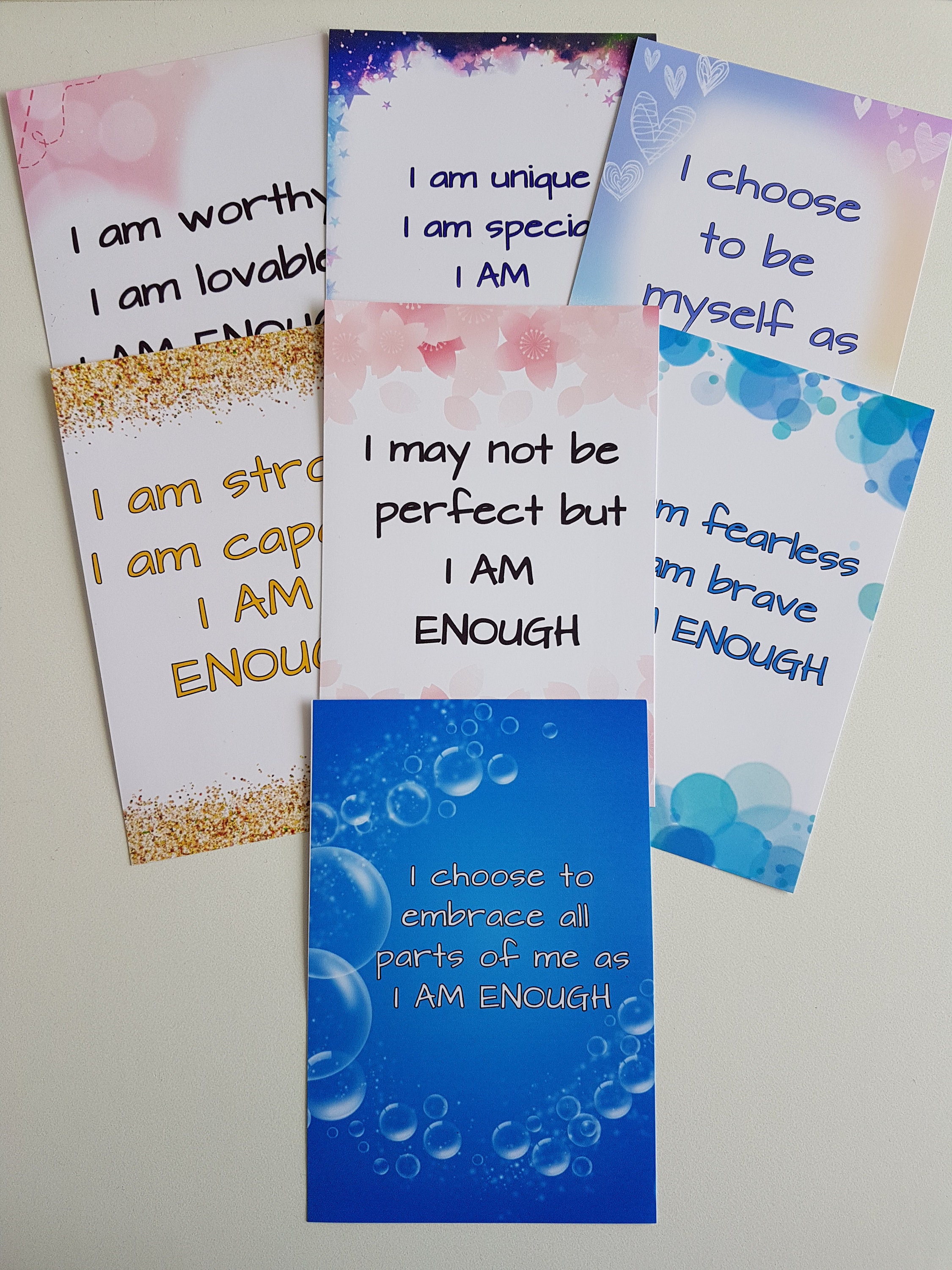 I Am Enough Printable Affirmation Cards/ Positive Affirmations ...