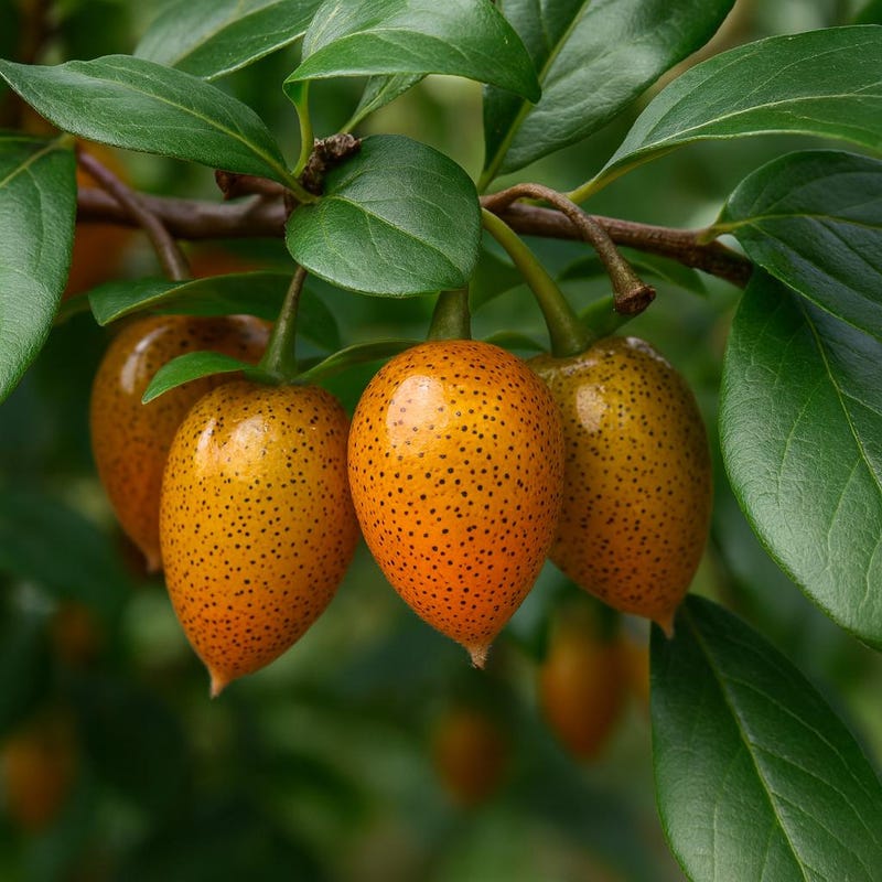 Mini Persimmon Fruit - Etsy