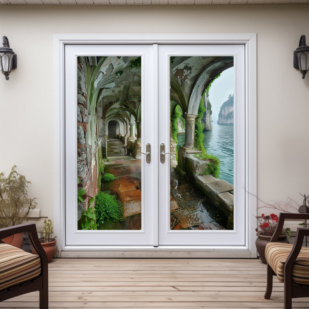 FREE Mock up Decal for Patio Doors and Windows Pathway by the Sea ...
