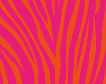 Orange Zebra Print - Etsy