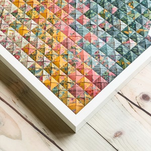 Large Framed 3D Origami Wall Art - Etsy