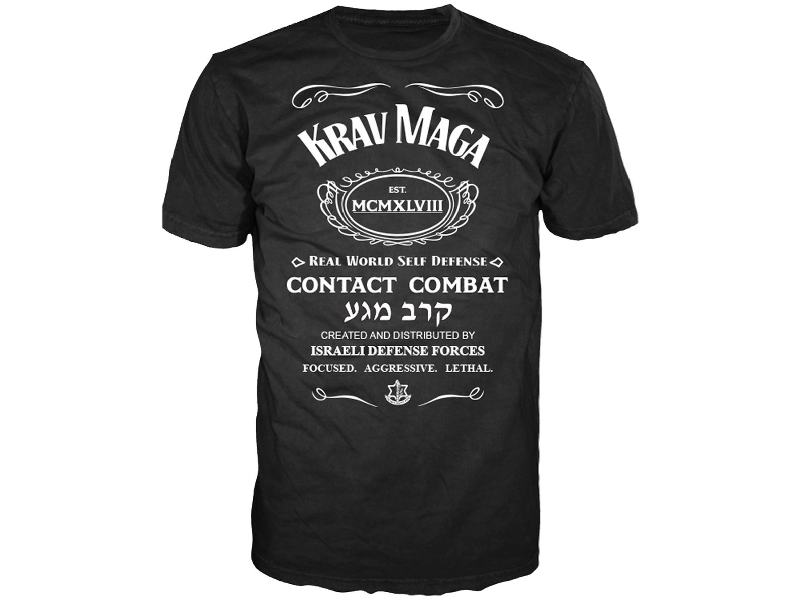 Krav Maga Shirt - Black Label - Etsy