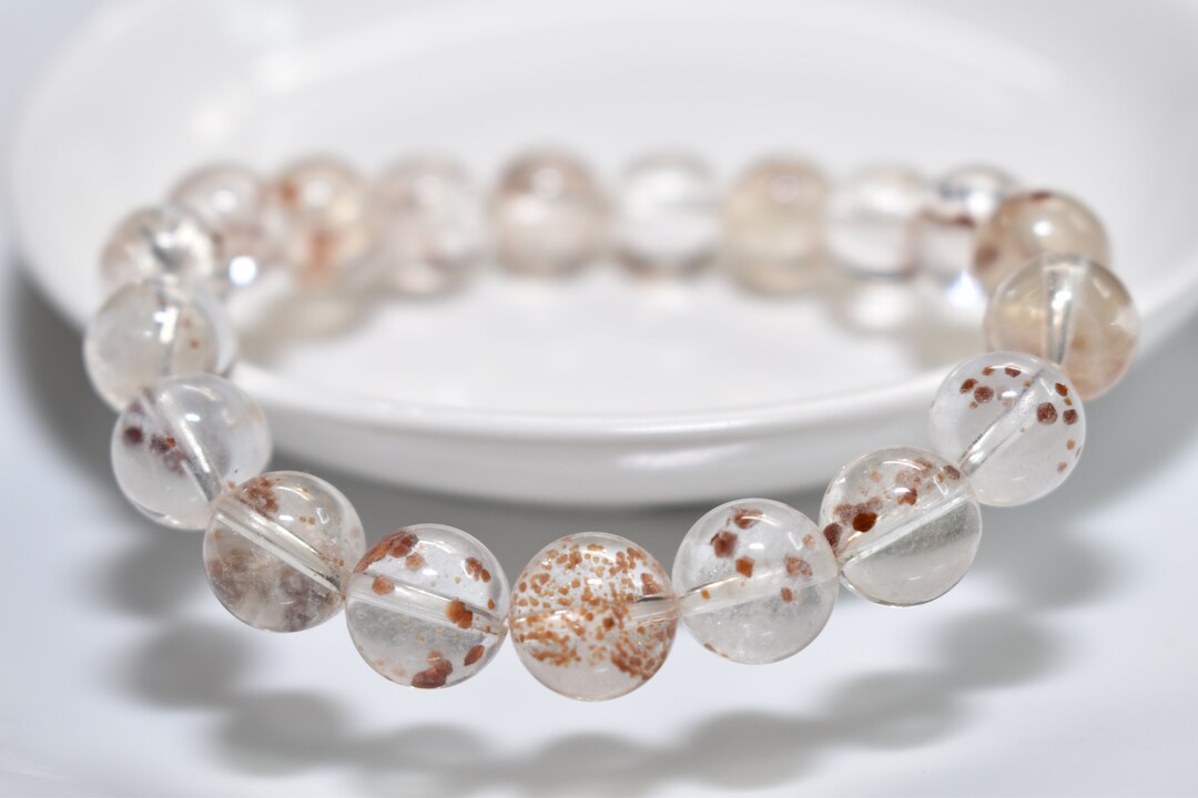 Special Edition Garnet in Quartz Stretch Bracelet, 10.5mm+, Very Very ...
