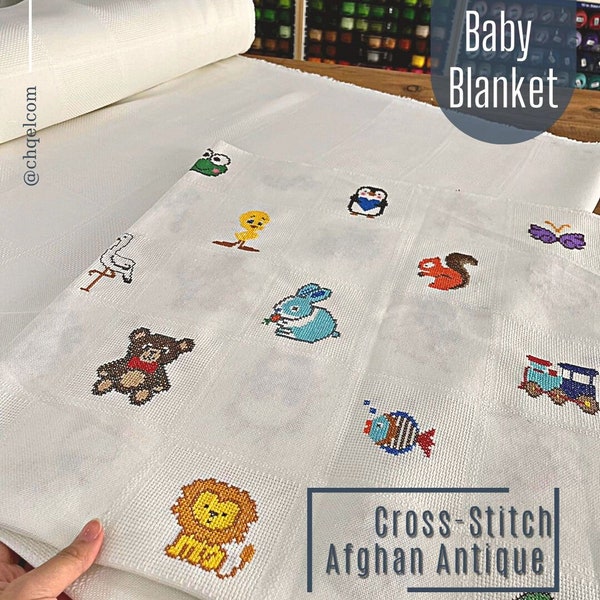 Cross Stitch Blanket - Etsy