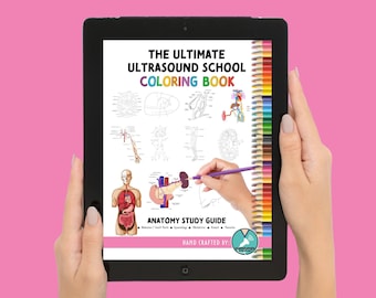 Sonography Coloring Book, Ultrasound Student Study, Ultrasound Notes ...