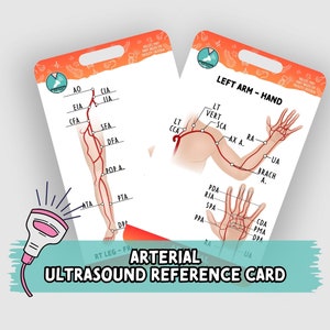 Ultrasound Badge Buddy Quick Reference Guide, Sonographer Cheat Sheet ...