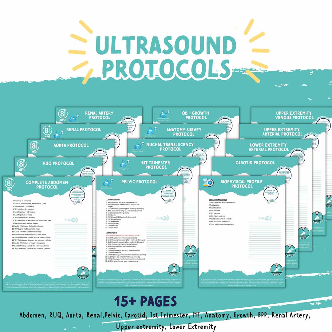 Ultrasound Abdomen Protocol Study Guide, Ultrasound Study Notes ...