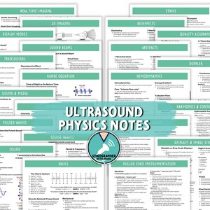 Ultrasound Physics SPI Study Notes, SPI Exam, Physics Question, Physics ...