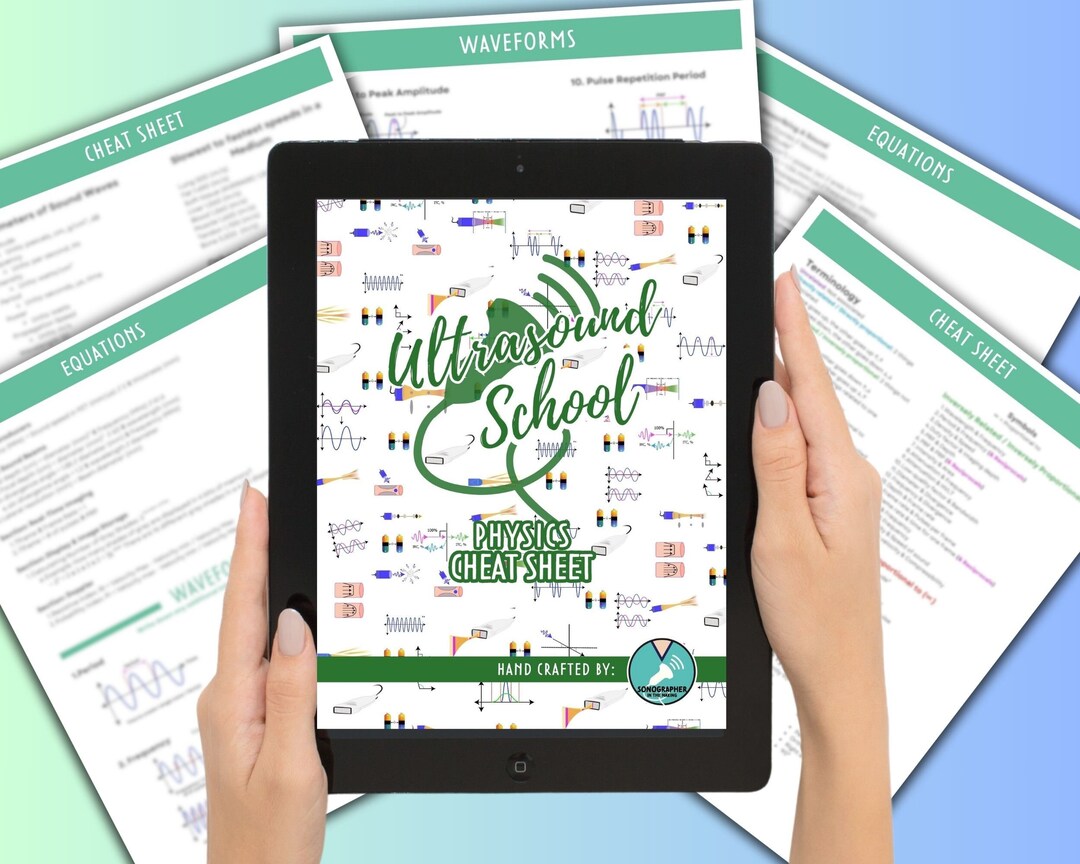 Ultrasound Physics SPI Study Notes, SPI Exam, Physics Question, Physics ...