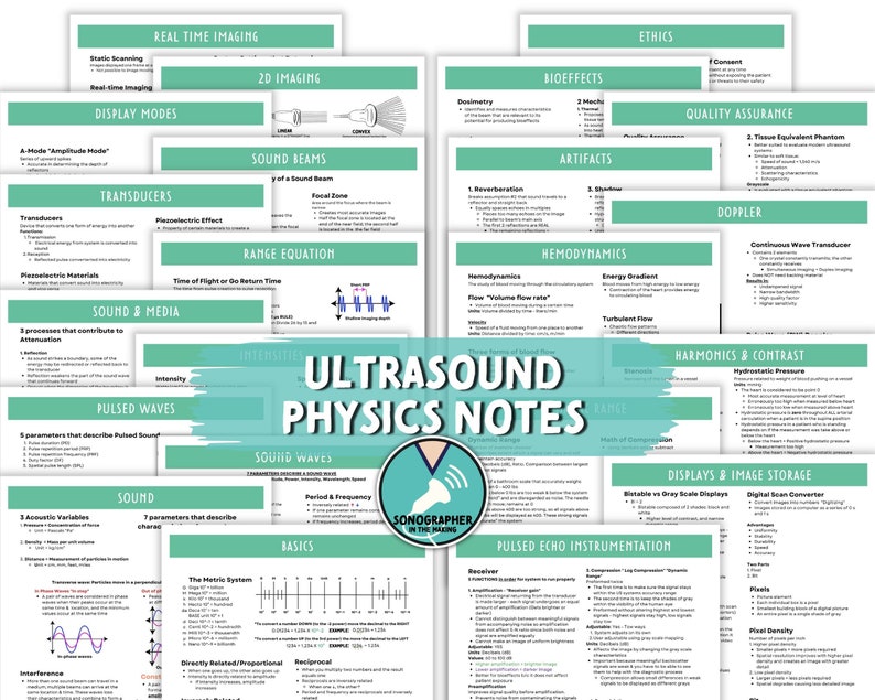 Ultrasound Study Notes, Organ Size Chart Abdomen, Ultrasound Student ...