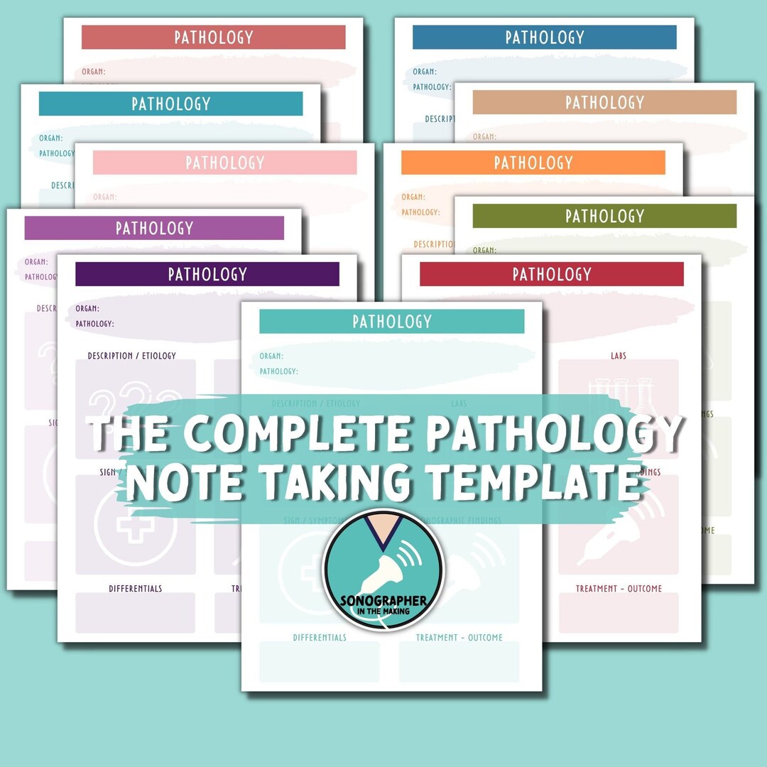 Note Taking Template Pathology Template Sonography Ultrasound School ...
