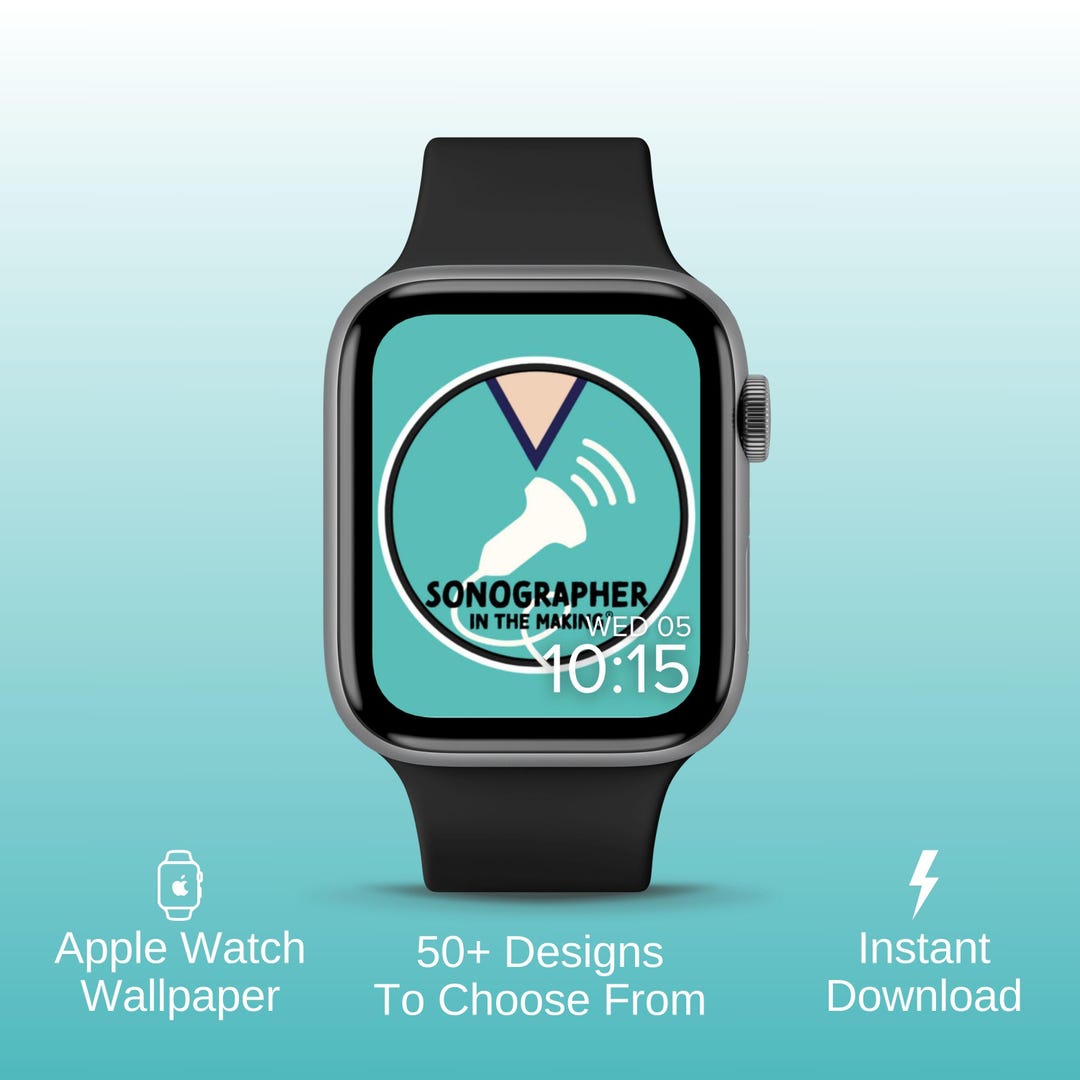 Sonography Apple Watch Wallpaper, Ultrasound Tech Gift, Sonographer ...