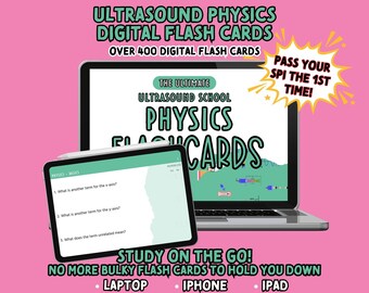 Ultrasound Physics SPI Study Notes, SPI Exam, Physics Question, Physics ...