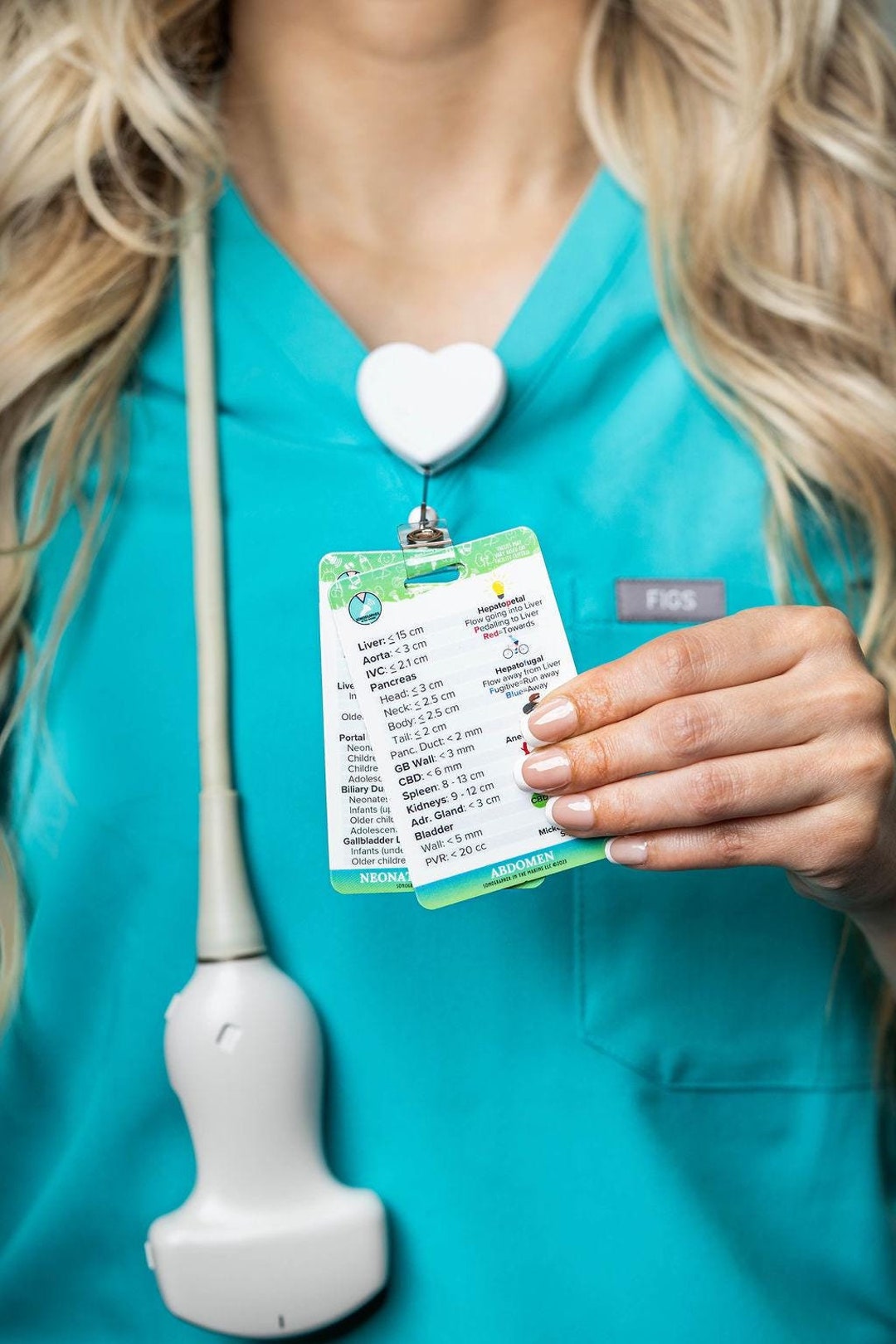 Ultrasound Badge Buddy Quick Reference Guide, Sonographer Cheat Sheet ...
