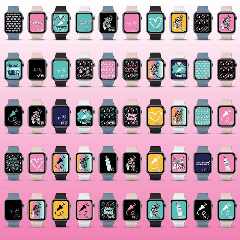 Sonography Apple Watch Wallpaper, Ultrasound Tech Gift, Sonographer ...