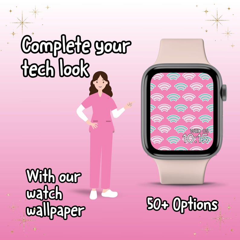 Sonography Apple Watch Wallpaper, Ultrasound Tech Gift, Sonographer ...