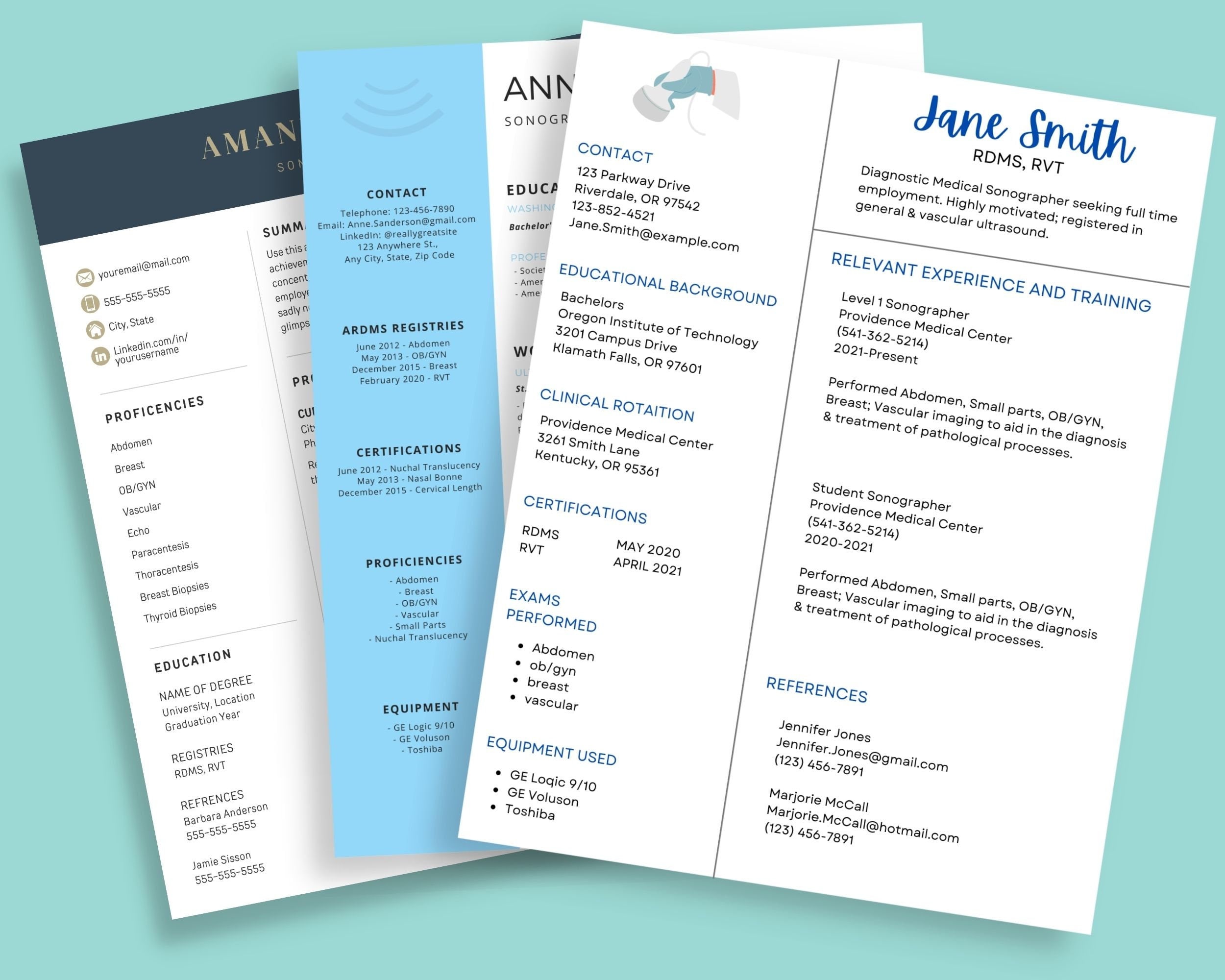 Sonographer Resume Template Ultrasound Tech Resume Ultrasound Grad ...