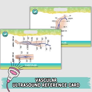 Ultrasound Badge Buddy Quick Reference Guide, Sonographer Cheat Sheet ...