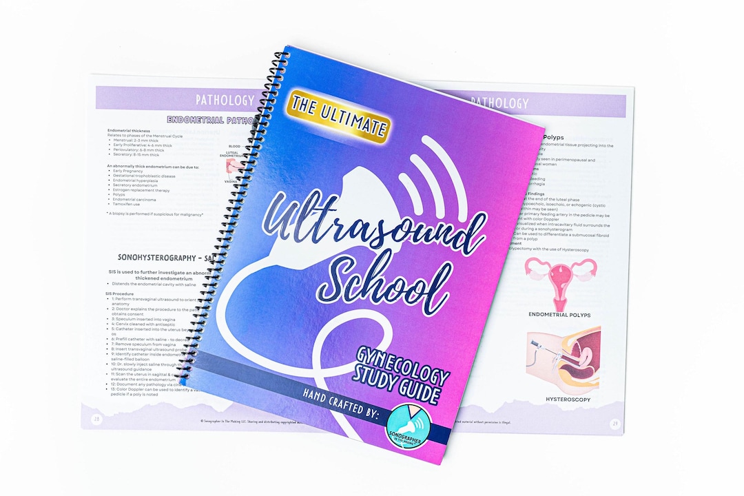 Sonography Study Guide Notes, Ultrasound OBGYN Student Study Materials ...