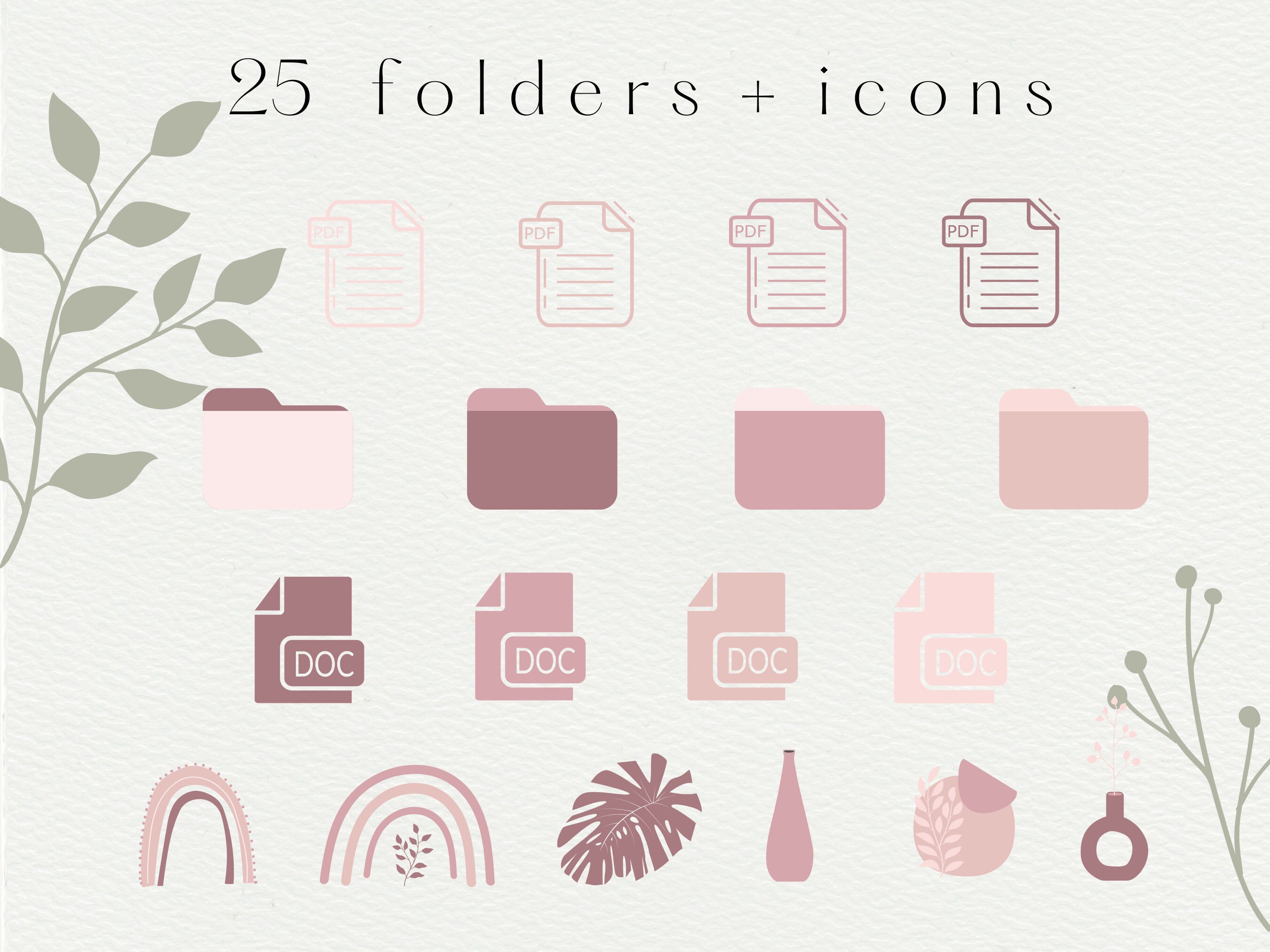 Folders Cute, Pink And White Heart Folder Icon, 49% OFF