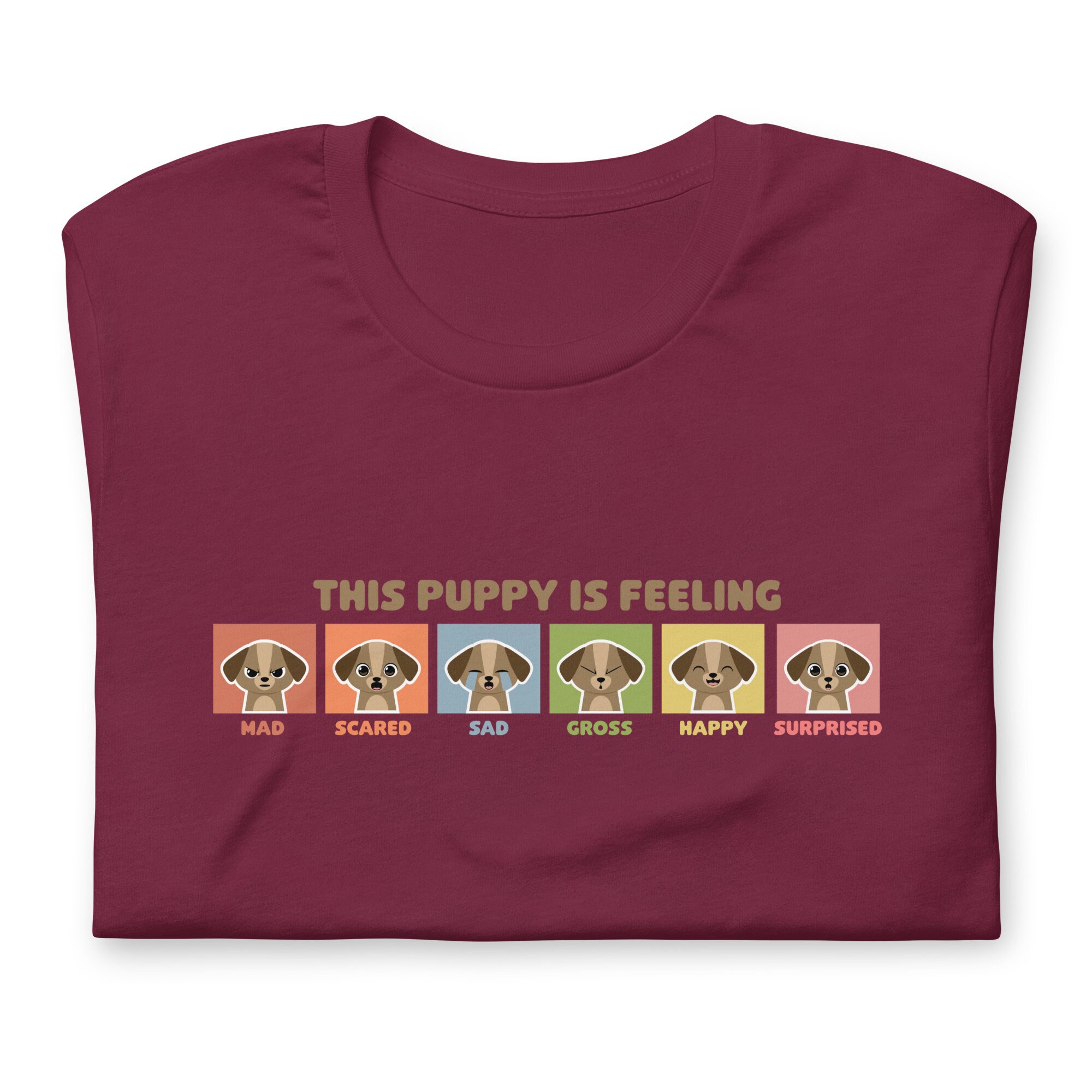 Puppy Dog Emotion Chart Nonverbal Autism Sweatshirt Down - Etsy