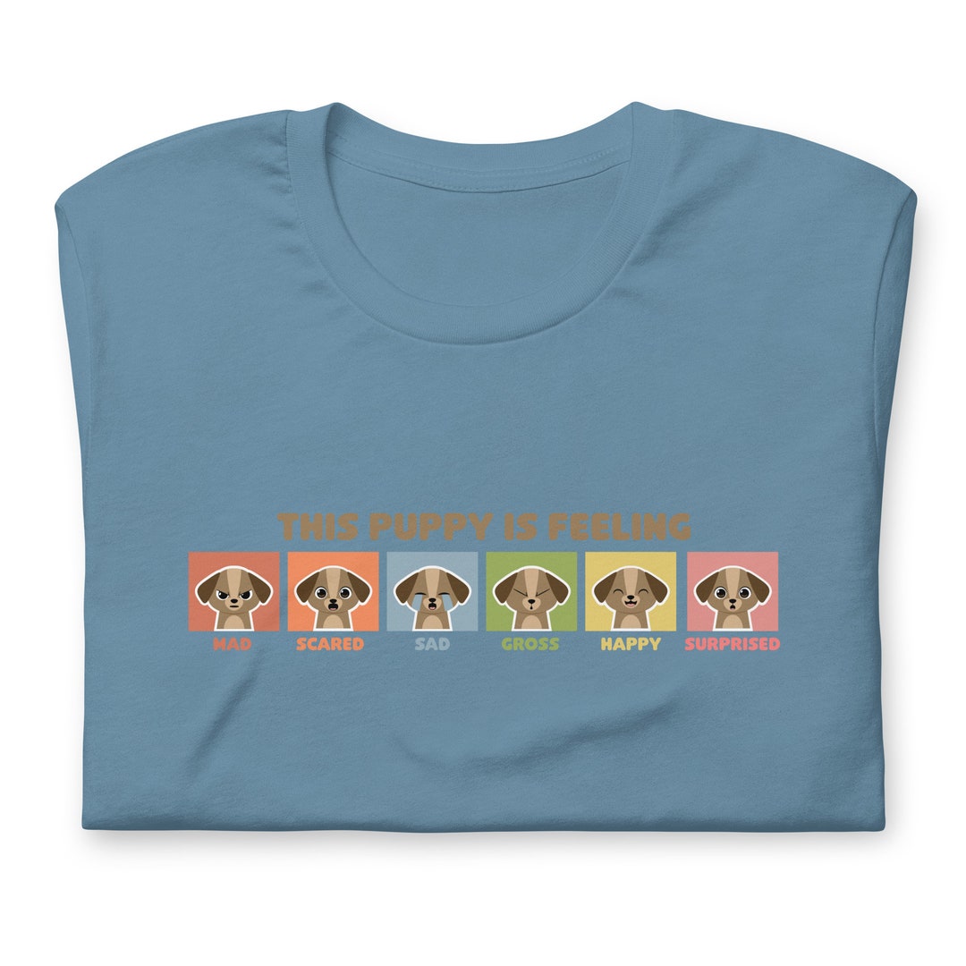 Dog Emotion Chart for Nonverbal Communication Shirt | Apparel for ...
