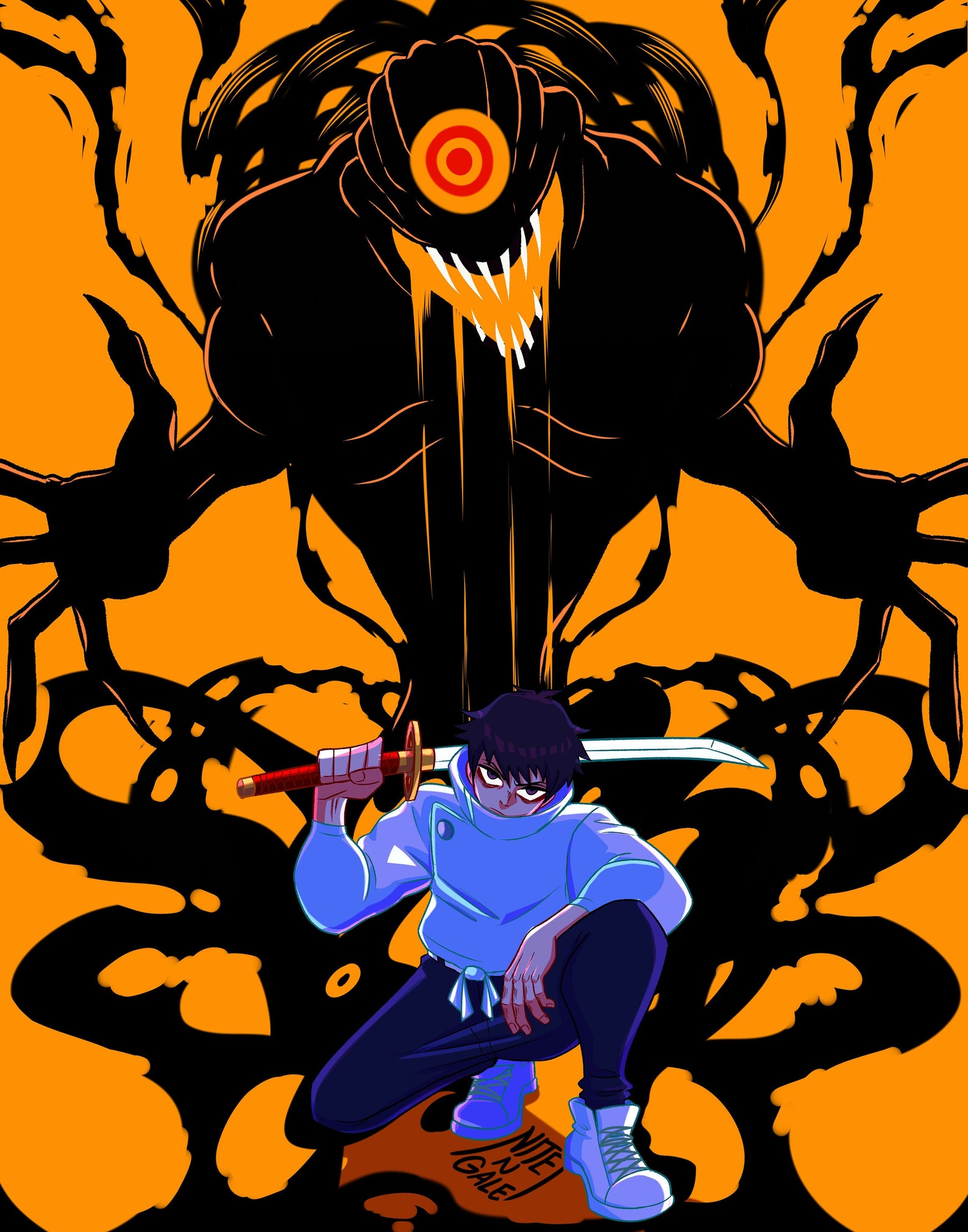 Yuta and Rika Anime Print - Etsy