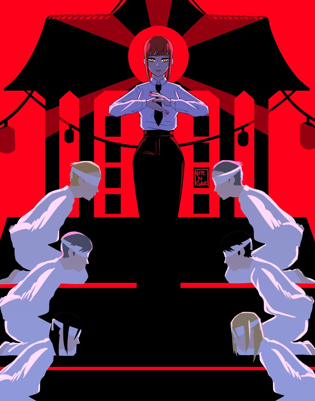 Sacrifice - Makima Print - Etsy