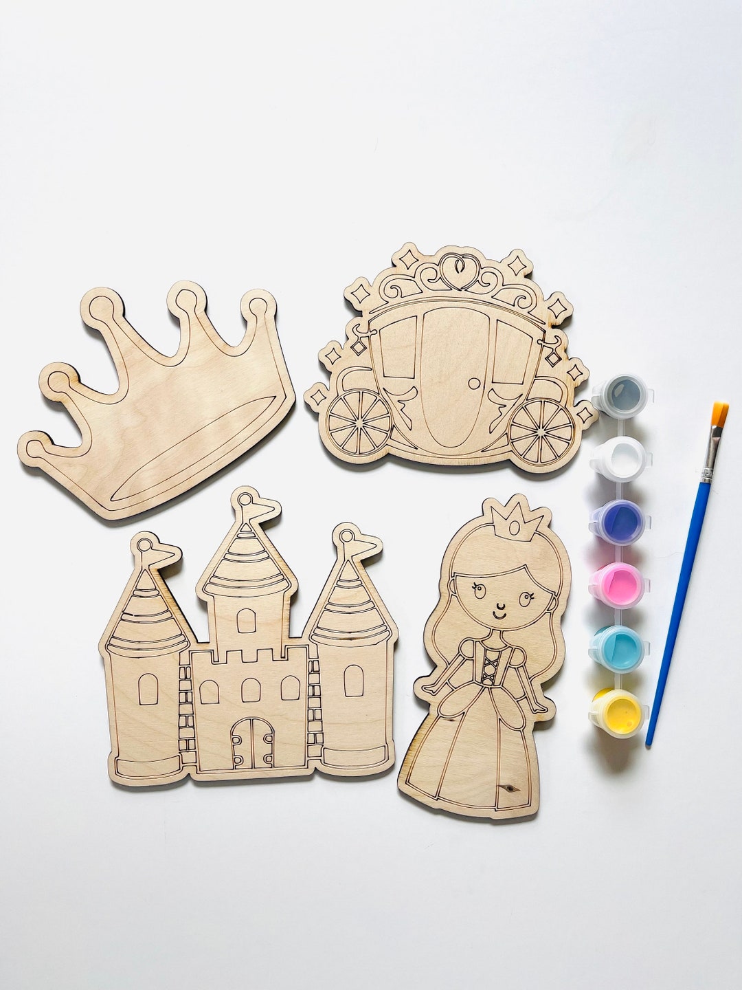 Mystical Creatures Wood Paint Kit | DIY Kids Art, Party Favor - Etsy