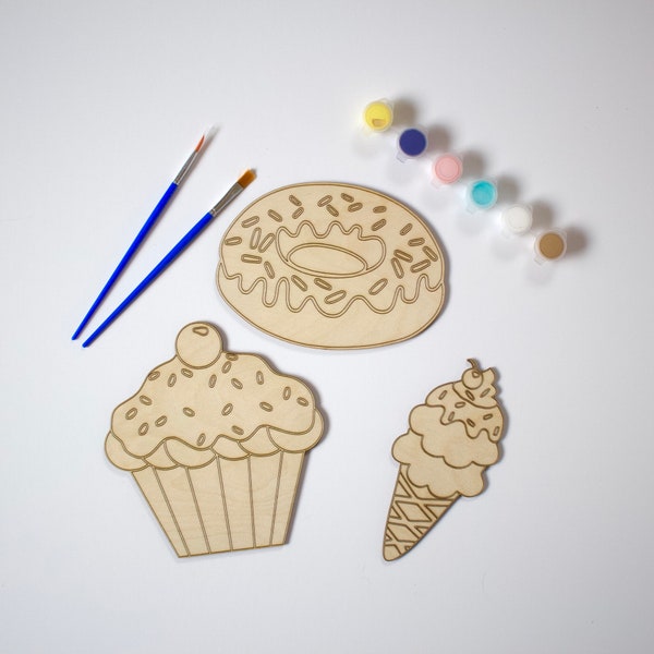 Wood Diy Paint Kits - Etsy