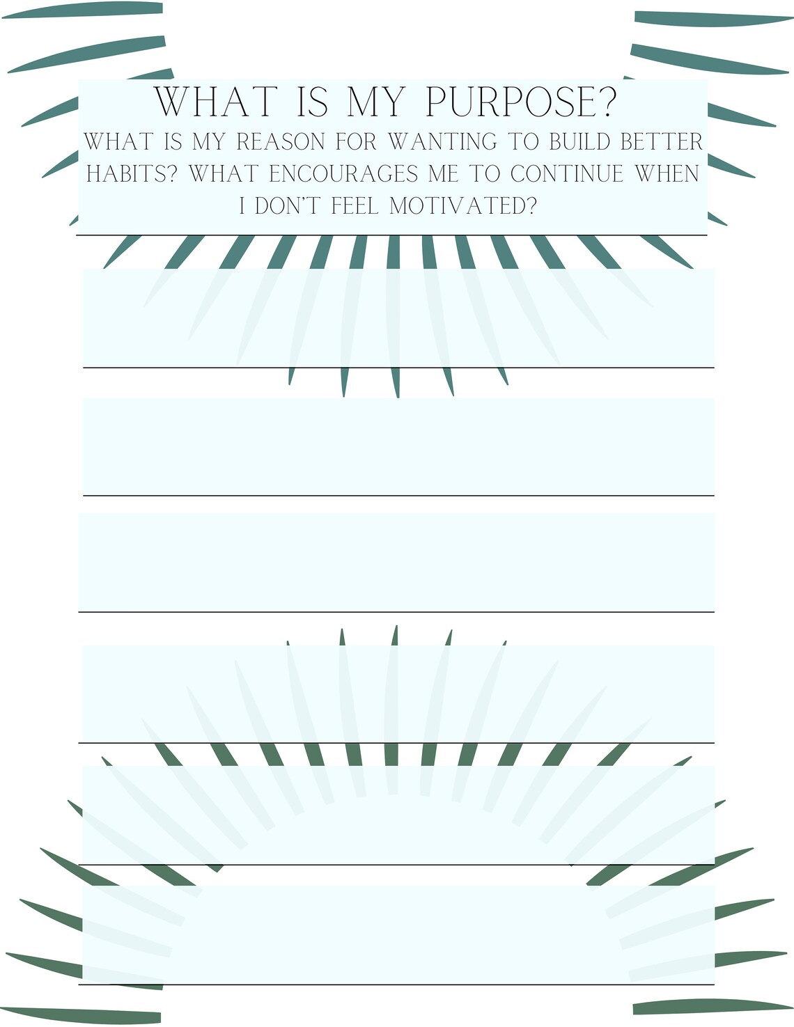 Habit Builder and Daily Planner - Etsy