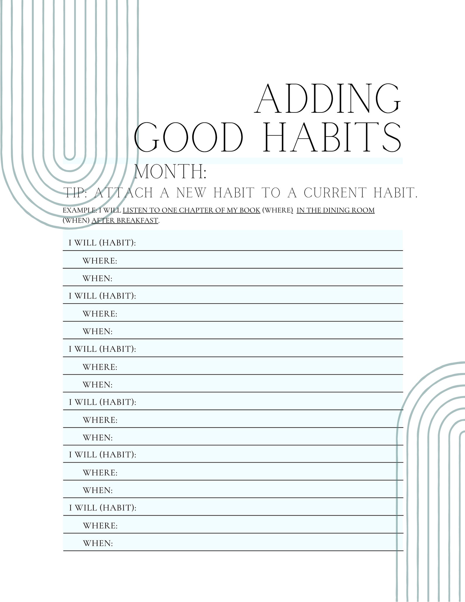 Habit Builder and Daily Planner - Etsy