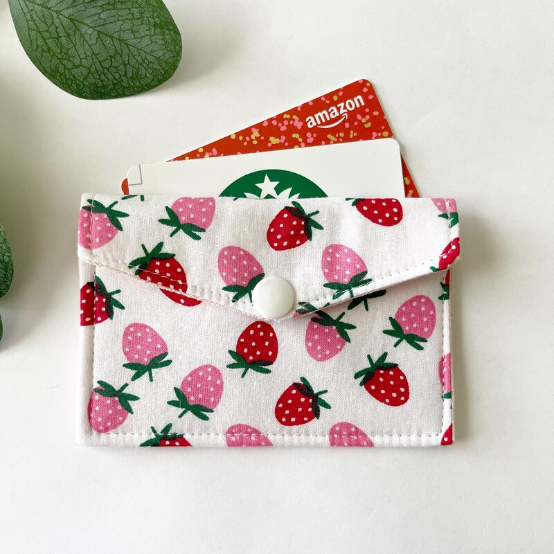 Strawberry Wallet - Etsy