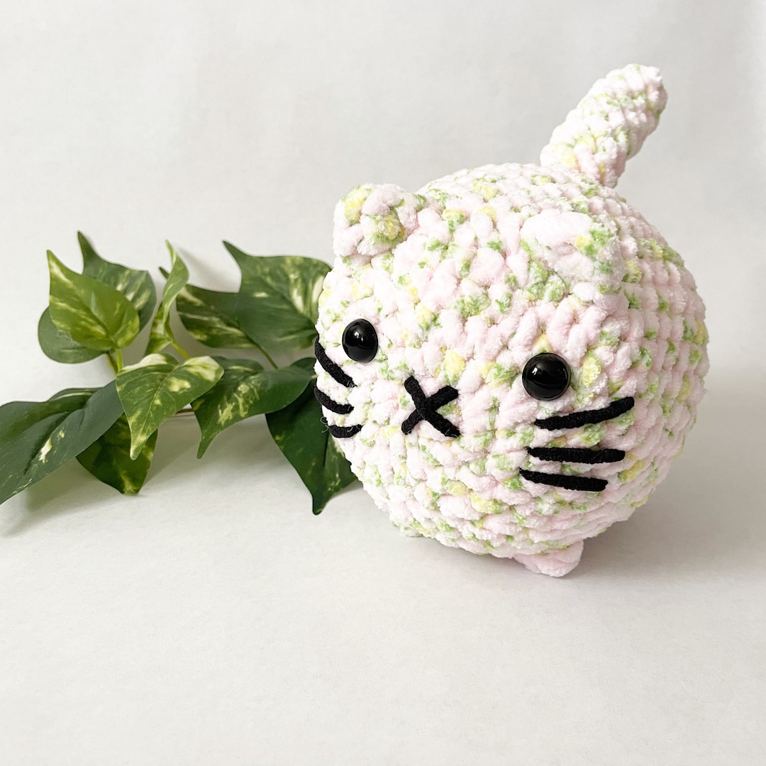 Crochet Loaf Cat Crochet Cat Gift for Cat Lover Crochet Plush Crochet ...