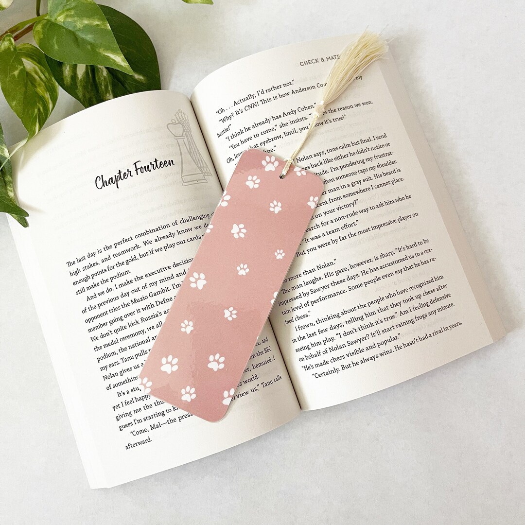 Laminated Bookmark Bookmark With Tassel Handmade Bookmark Book Lover ...