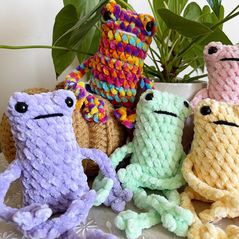 Leggy Frog | Crochet Frog | Crochet Plush | Crochet Gift for Kids ...