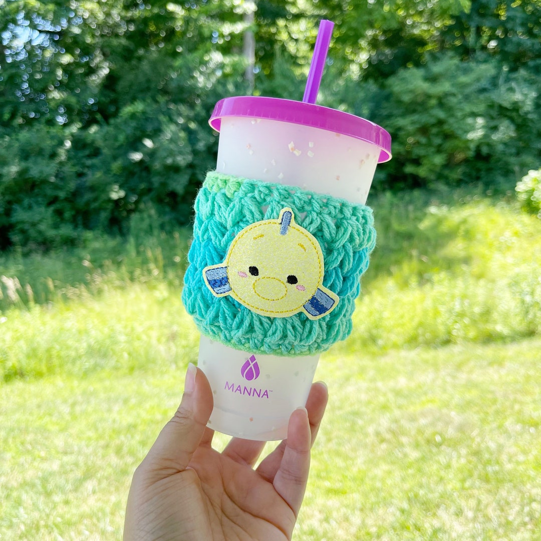 Fish Best Friend Crochet Cup Cozy Crochet Cozy Drink Cozy Coffee Cozy ...