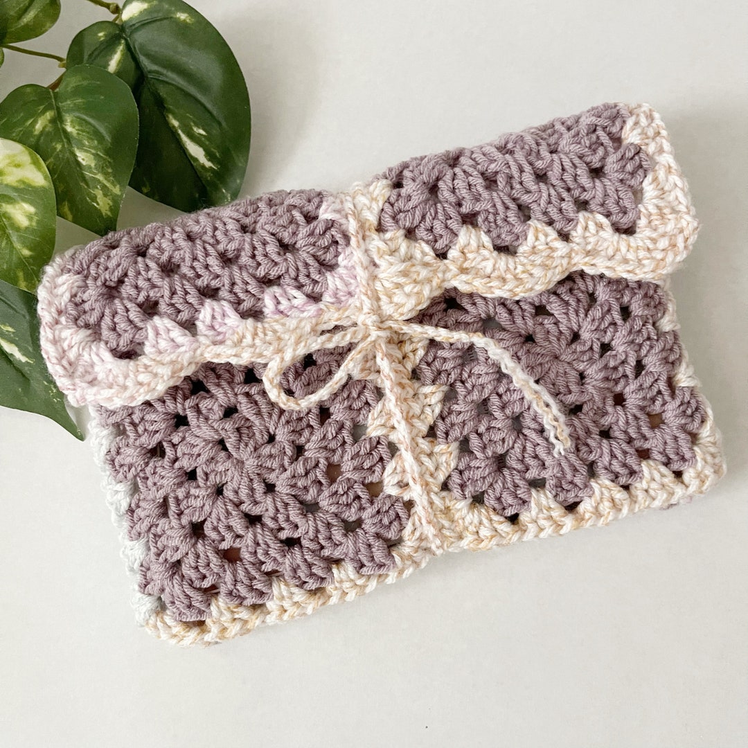 Crochet Book Sleeve | Bibliophile | Book Lover Gift | Paperback Book ...