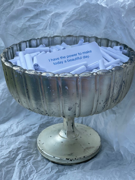 Positive Affirmation Scrolls Daily Affirmations Affirmation | Etsy