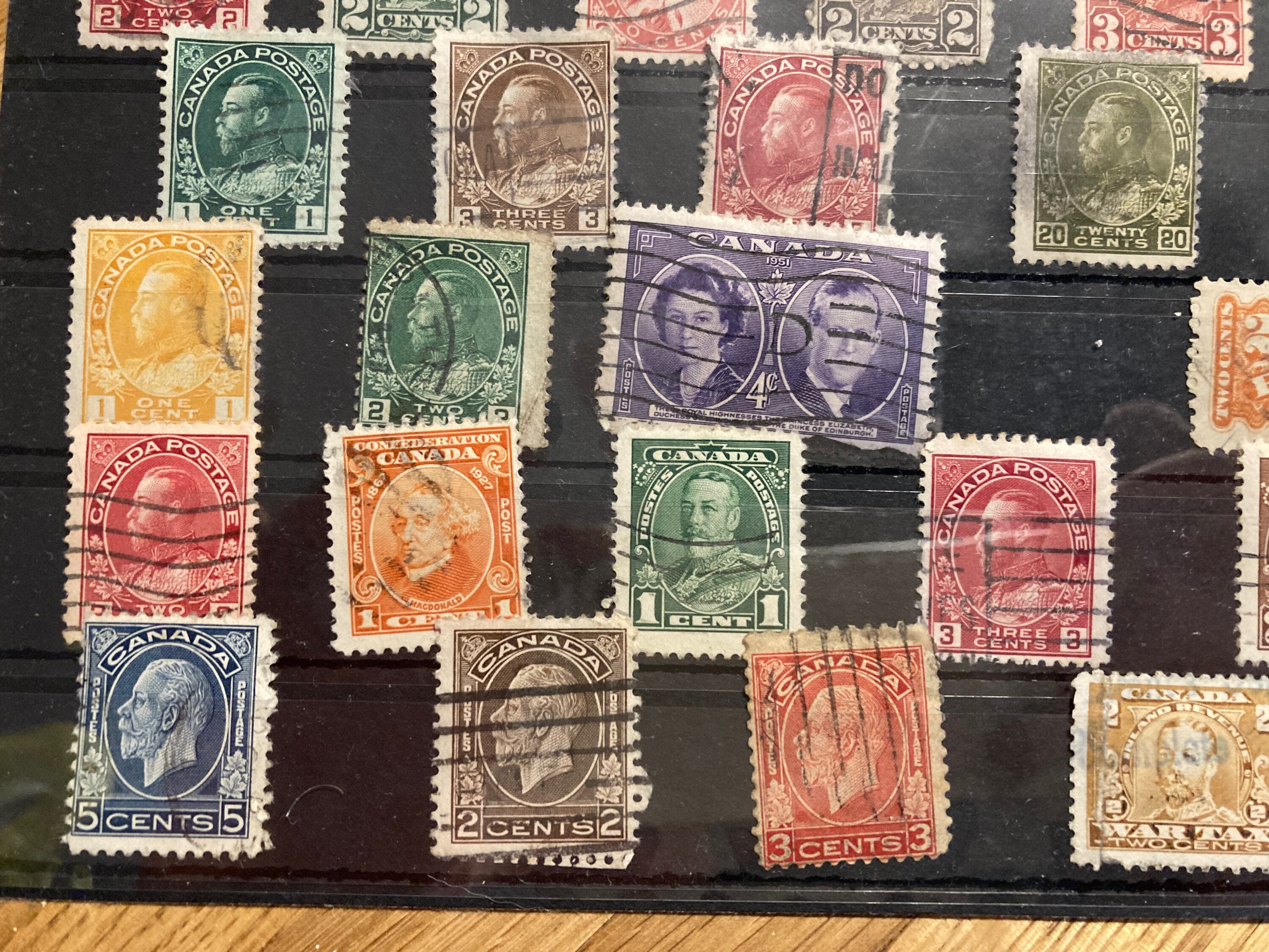 Vintage Canadian Kings Stamps - Etsy