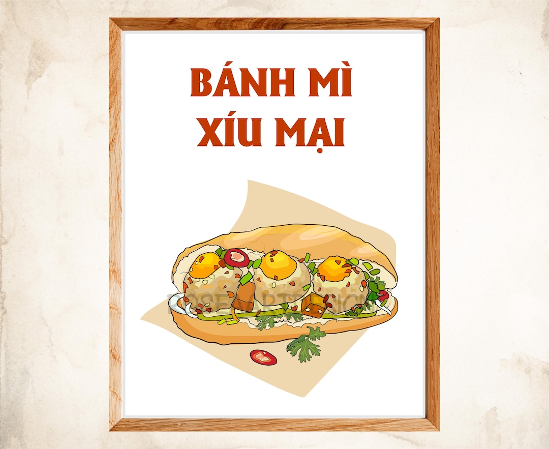 Banh Mi Xiu Mai, Pork Meatball Banh Mi, Banh Mi Vietnam, Vietnam ...