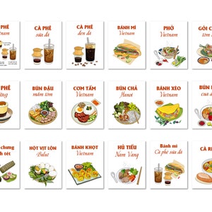 Banh Cuon Vietnam Poster, Vietnamese Steamed Rice Roll, Bánh Cuốn Nóng ...