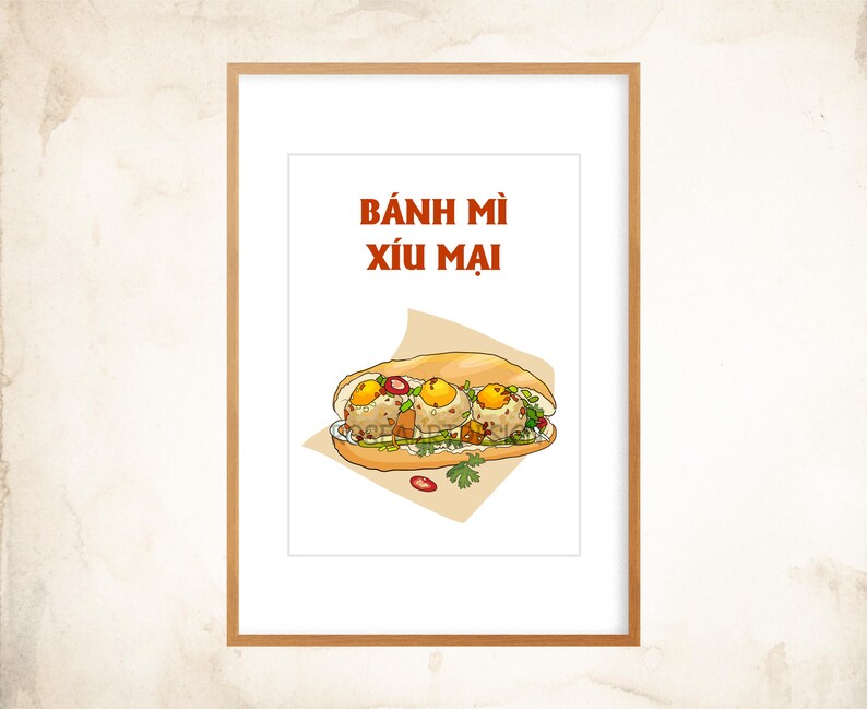 Banh Mi Xiu Mai, Pork Meatball Banh Mi, Banh Mi Vietnam, Vietnam ...