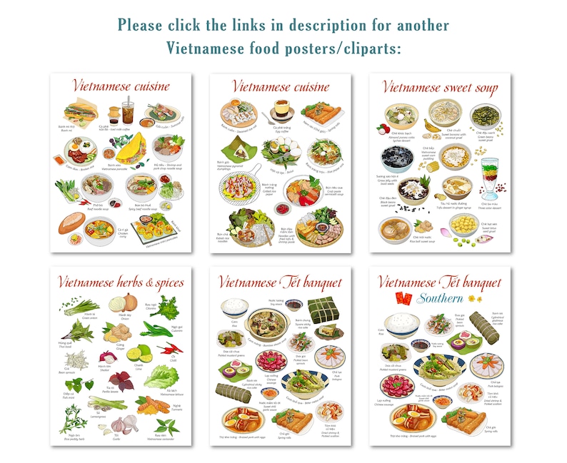 Banh Mi Vietnam Poster: Retro Vietnamese Sandwich Art (printable) - Etsy