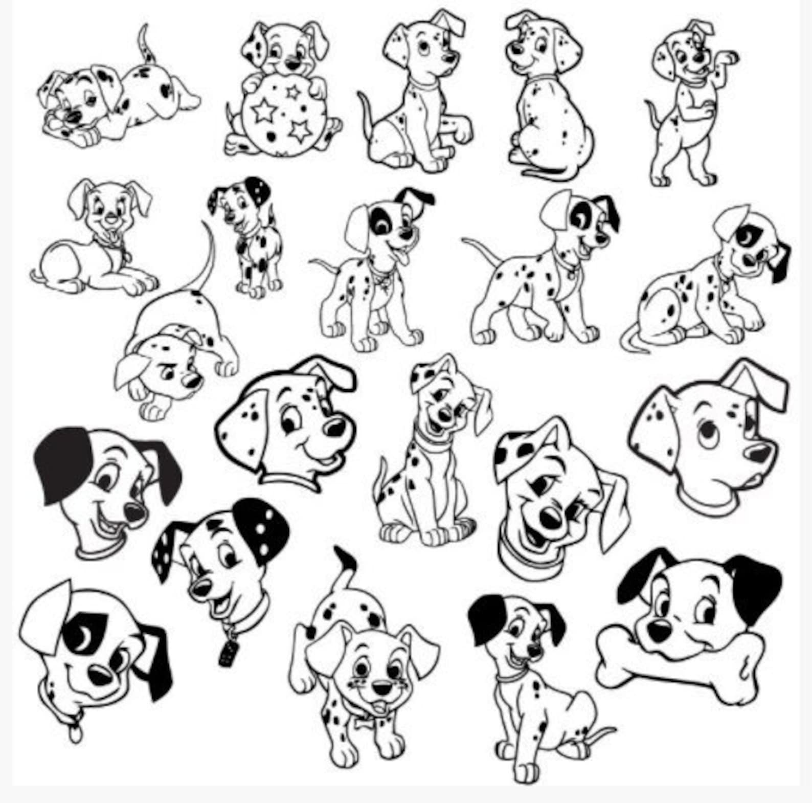 101 Dalmatians Svg, Dog Svg, Shirt Svg, Cricut Files, Shirt Svg, 101 ...