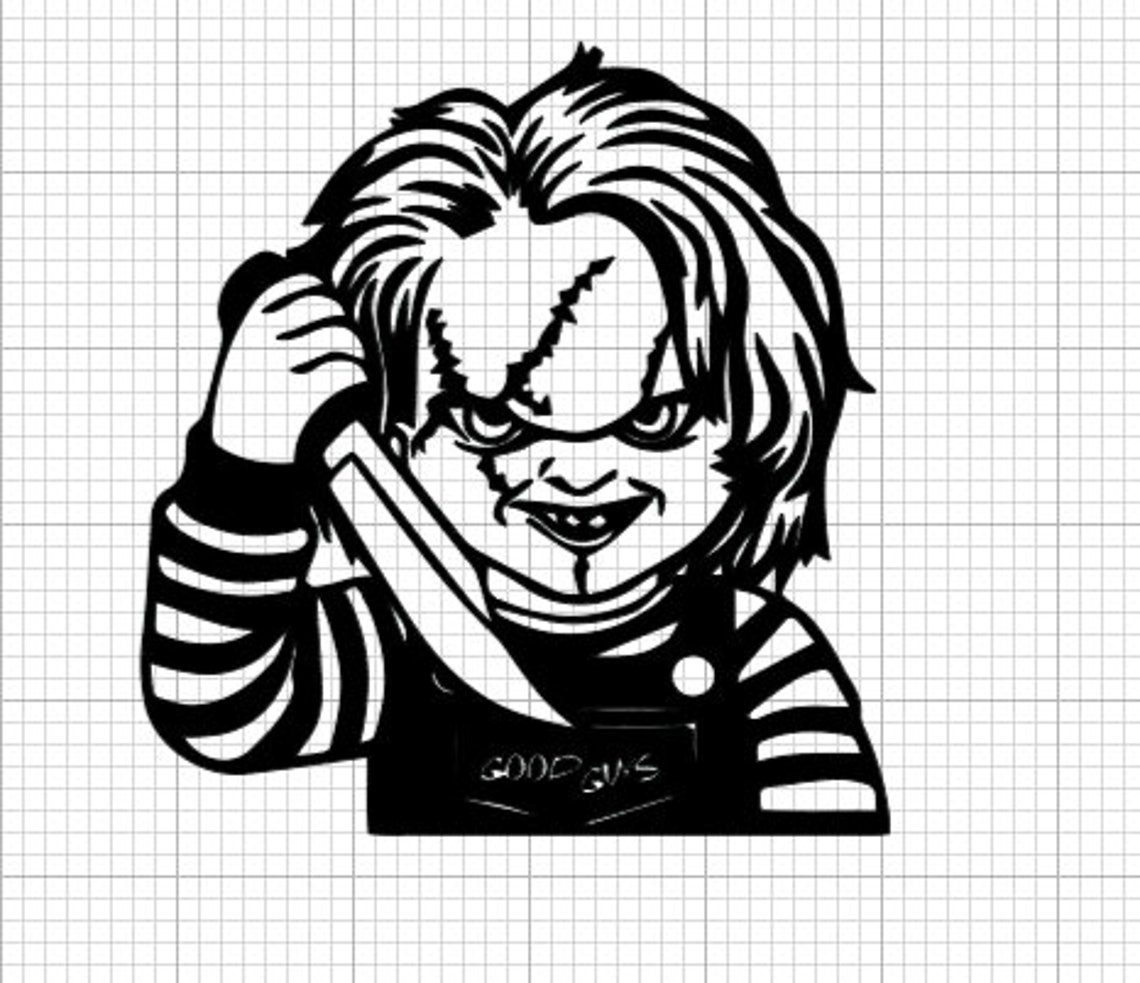 Chucky Svg, Halloween Svg, Scary Svg, Creepy Svg, Cricut File, Svg ...